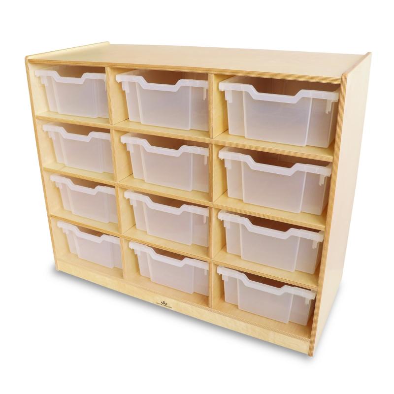 12 Tray Mobile Storage Cabinet | Whitney Brothers