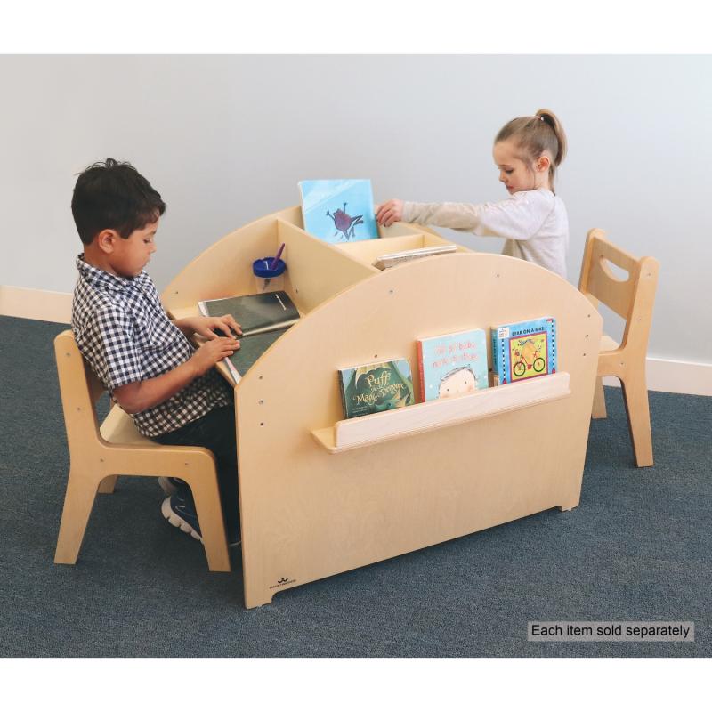 Two Student Adjustable Library Desk | Whitney Brothers
