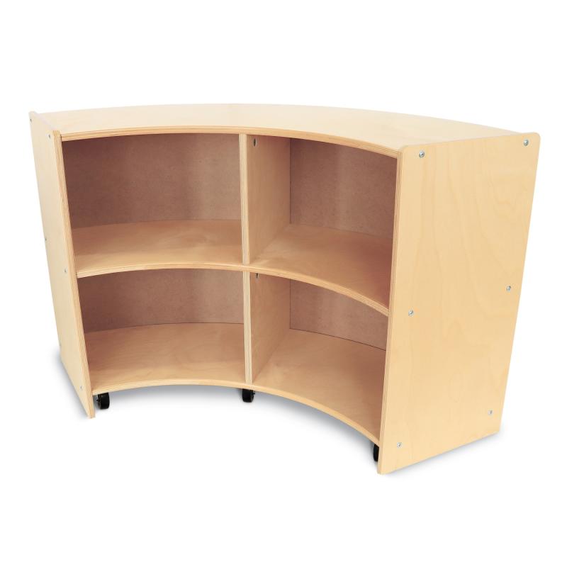 Curve Out Mobile Storage Cabinet | Whitney Brothers