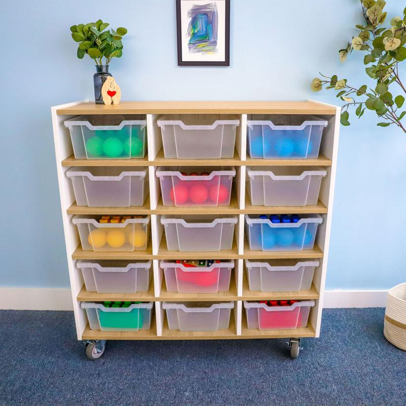 elevatED™ 15 Tray Mobile Storage Cabinet | Whitney Brothers