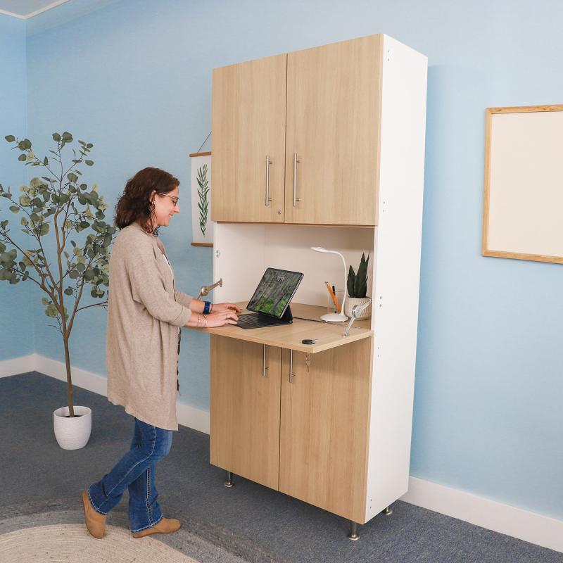 elevatED™ Workstation Cabinet | Whitney Brothers