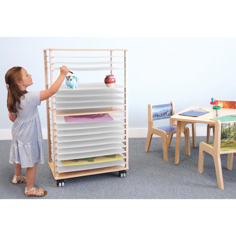 Mobile Art Drying Rack | Whitney Brothers