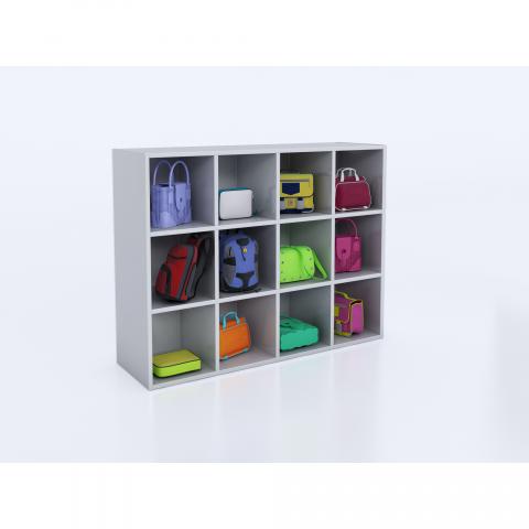 12 Cubby Backpack Storage Cabinet | Whitney Brothers